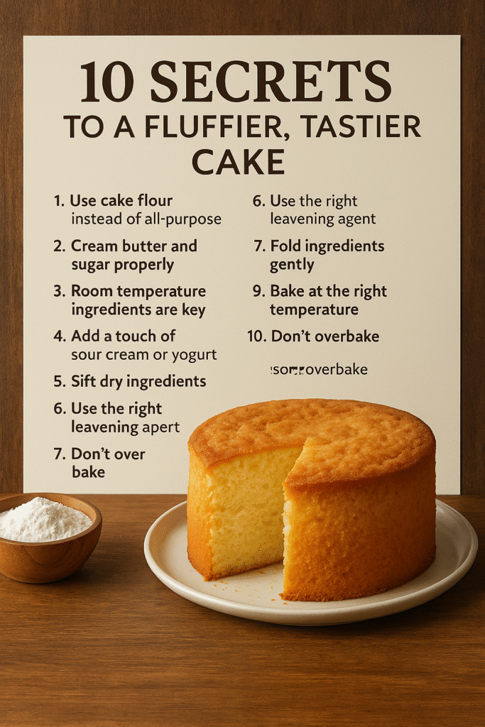 10 Secrets to a Fluffier, Tastier Cake – universal09.com